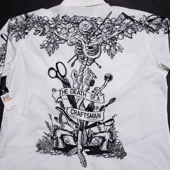 Artful Dodger | Shirts | Artful Dodger Shirt Mens 3xl Long Sleeve Death ...